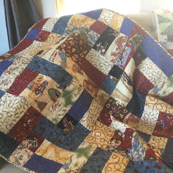 Cowboy Quilt - Etsy