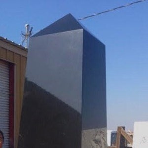 Obelisk Black Absolute Granite Monument Obelisk - Etsy