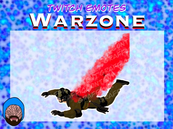 Free Falling Warzone inspired Twitch Emote | Etsy