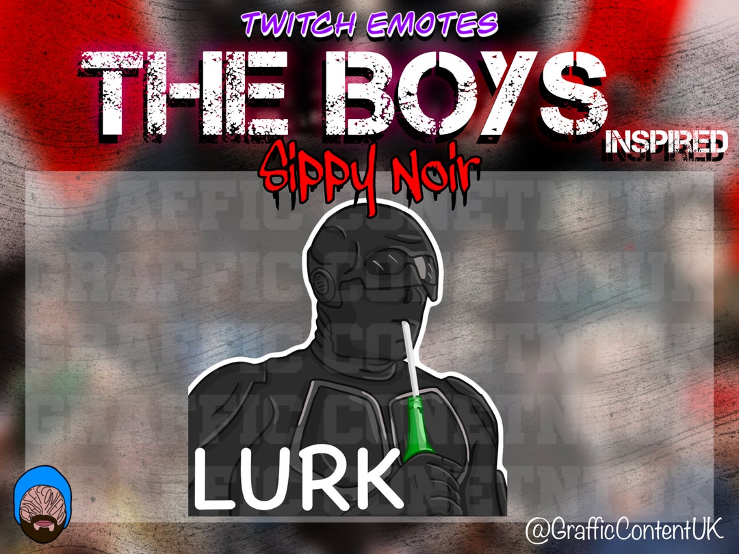 Sippy Lurk - the Boys (inspired) - Twitch Emote - Etsy
