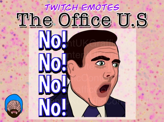 NONONO the Office inspired Twitch Emote | Etsy