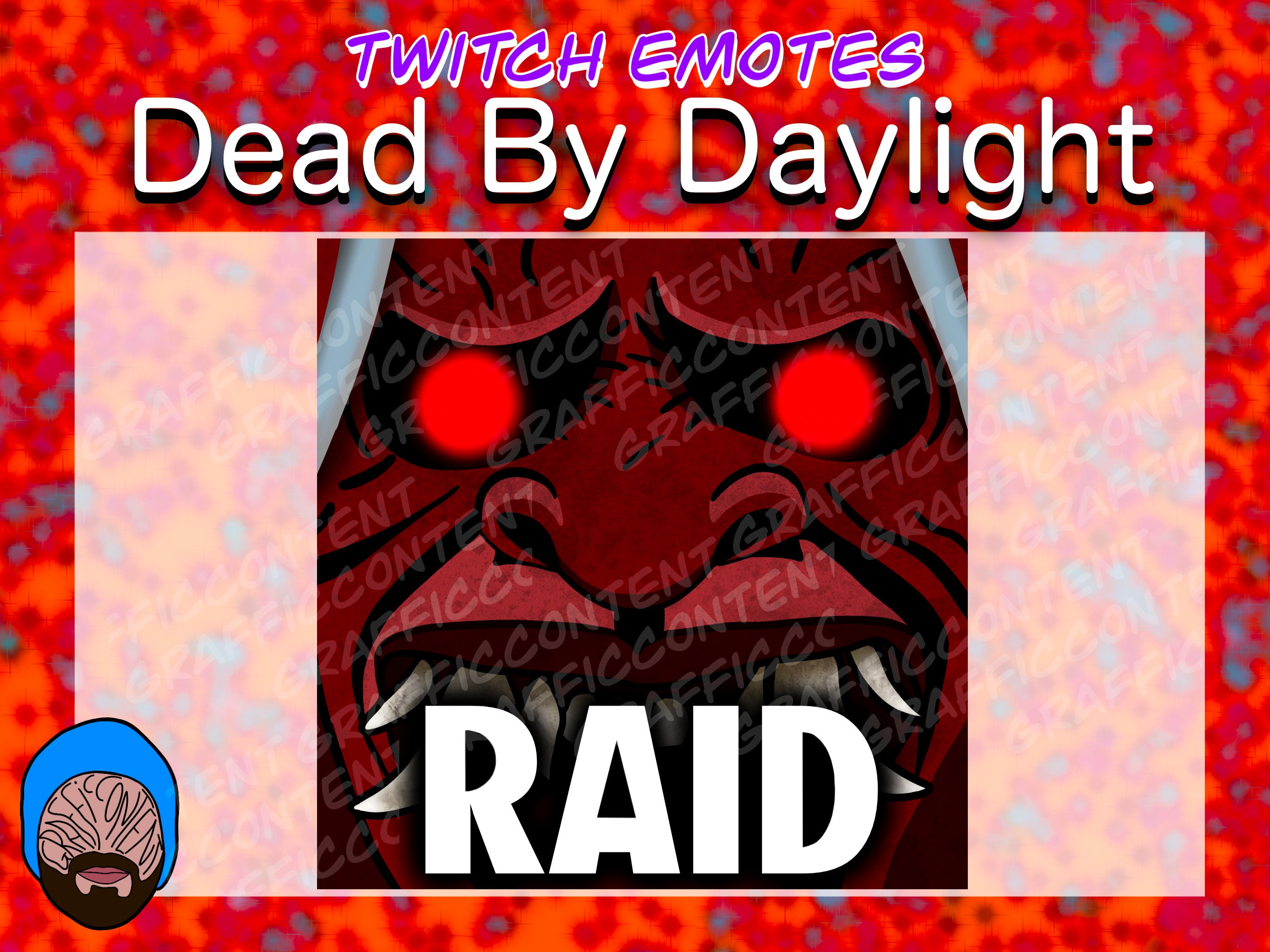 ONI Raid - Dead by Daylight (inspired) - Twitch Emote - Etsy