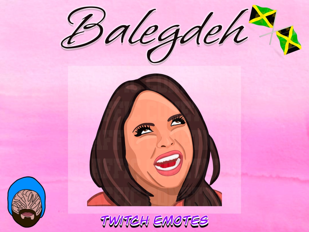 Jesy Nelson - Balegdeh (jamaican Accent) - Twitch Emote - Etsy