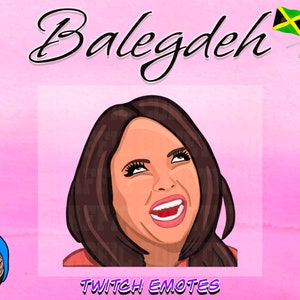 Jesy Nelson - Balegdeh (jamaican Accent) - Twitch Emote - Etsy