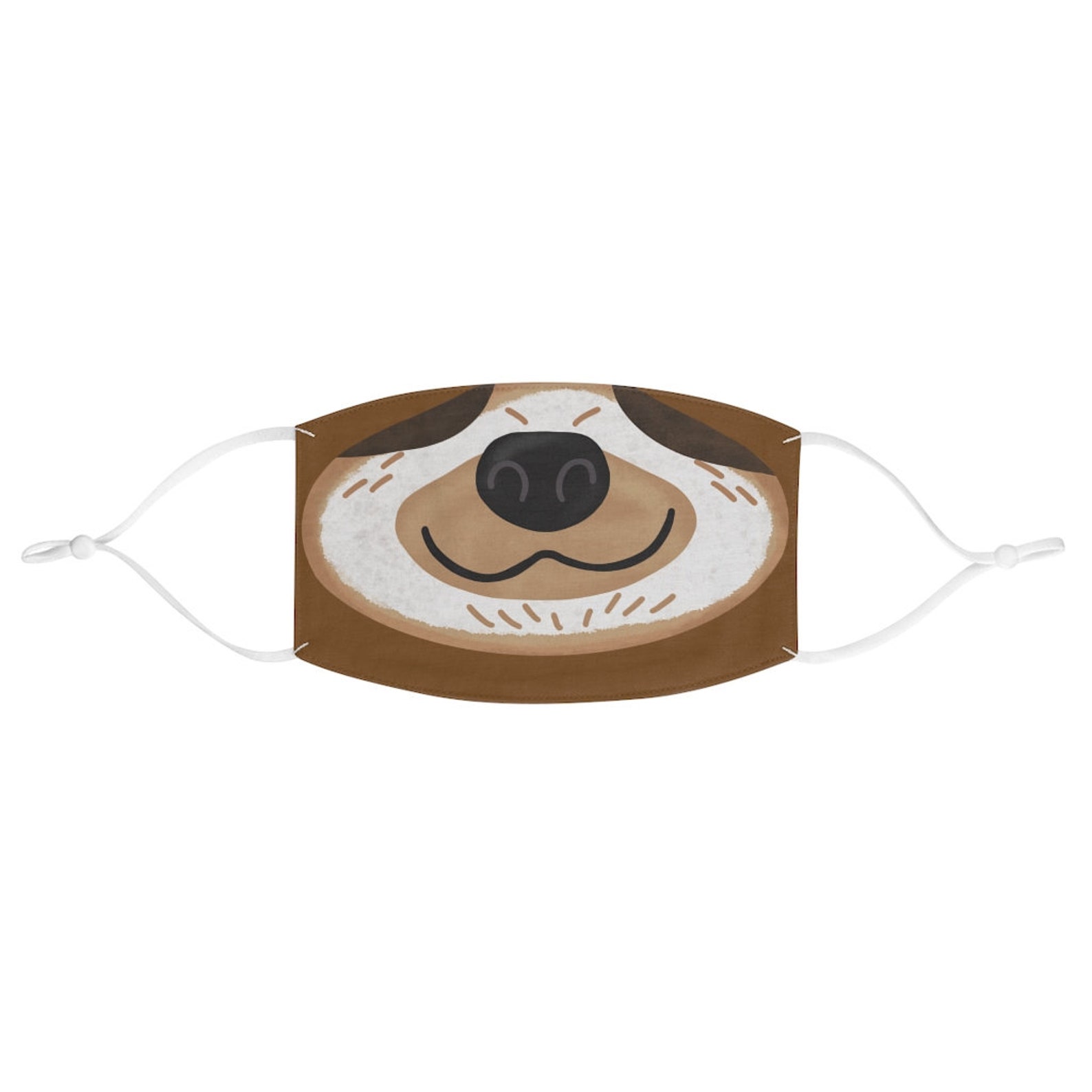 Animal Mouth Funny Face Sloth Men's Masks Washable | Etsy