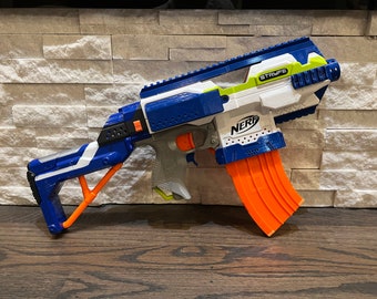 Full Auto Nerf Stryfe 130 FPS With Upgraded Motors, Flywheels, Cage ...