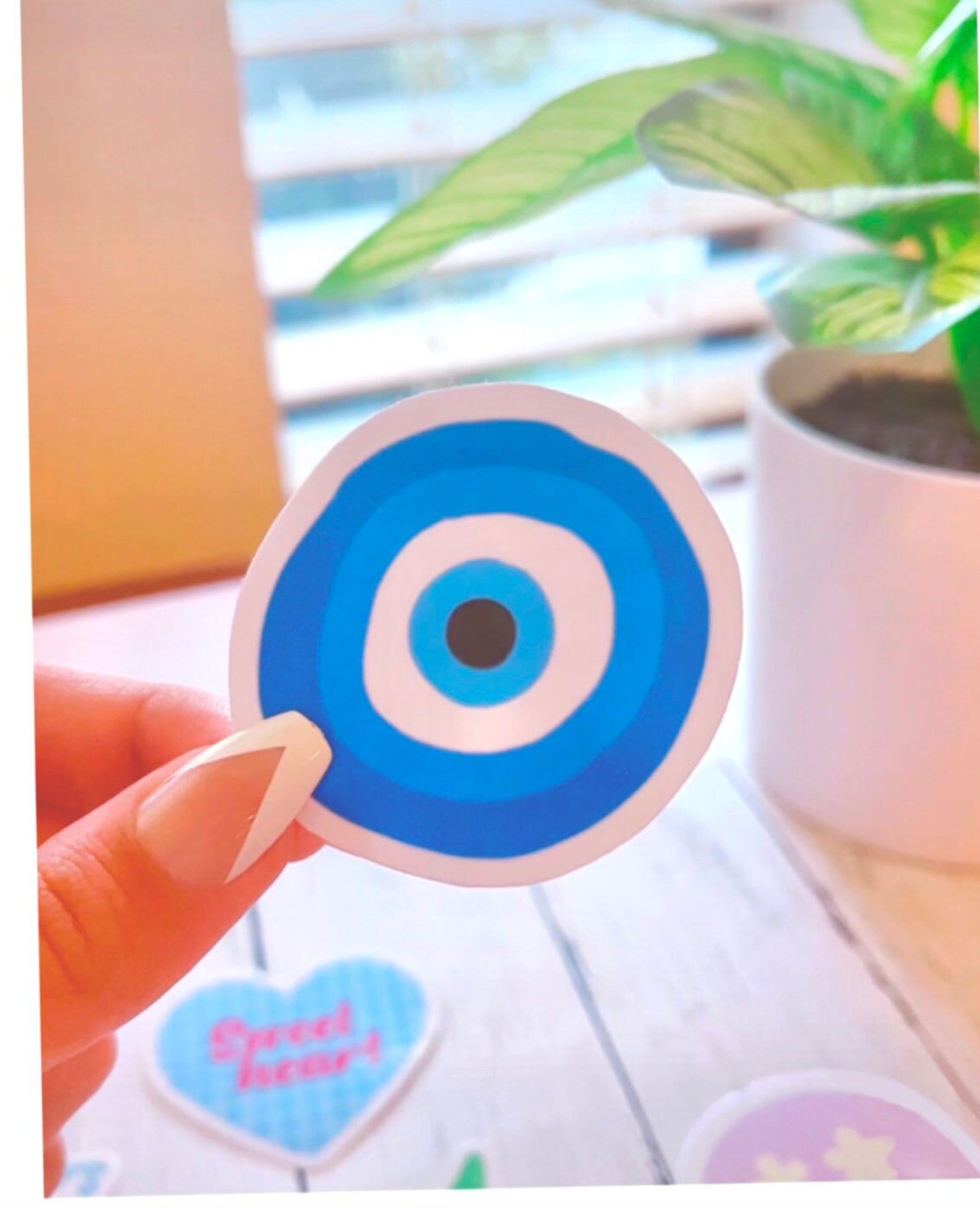 Danish Pastel Stickers- 8 Pack- Happy Stickers- Laptop Stickers ...