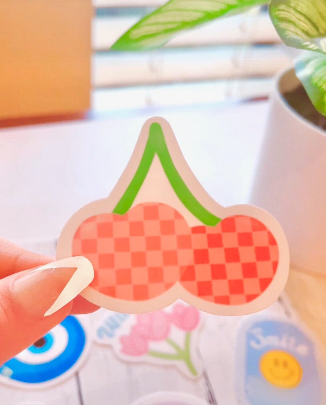 Danish Pastel Stickers- 8 Pack- Happy Stickers- Laptop Stickers ...