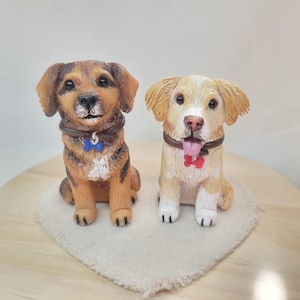 Clay Model of Your Dog. Mini Dog Figurine. Awesome Ornament or Amazing ...
