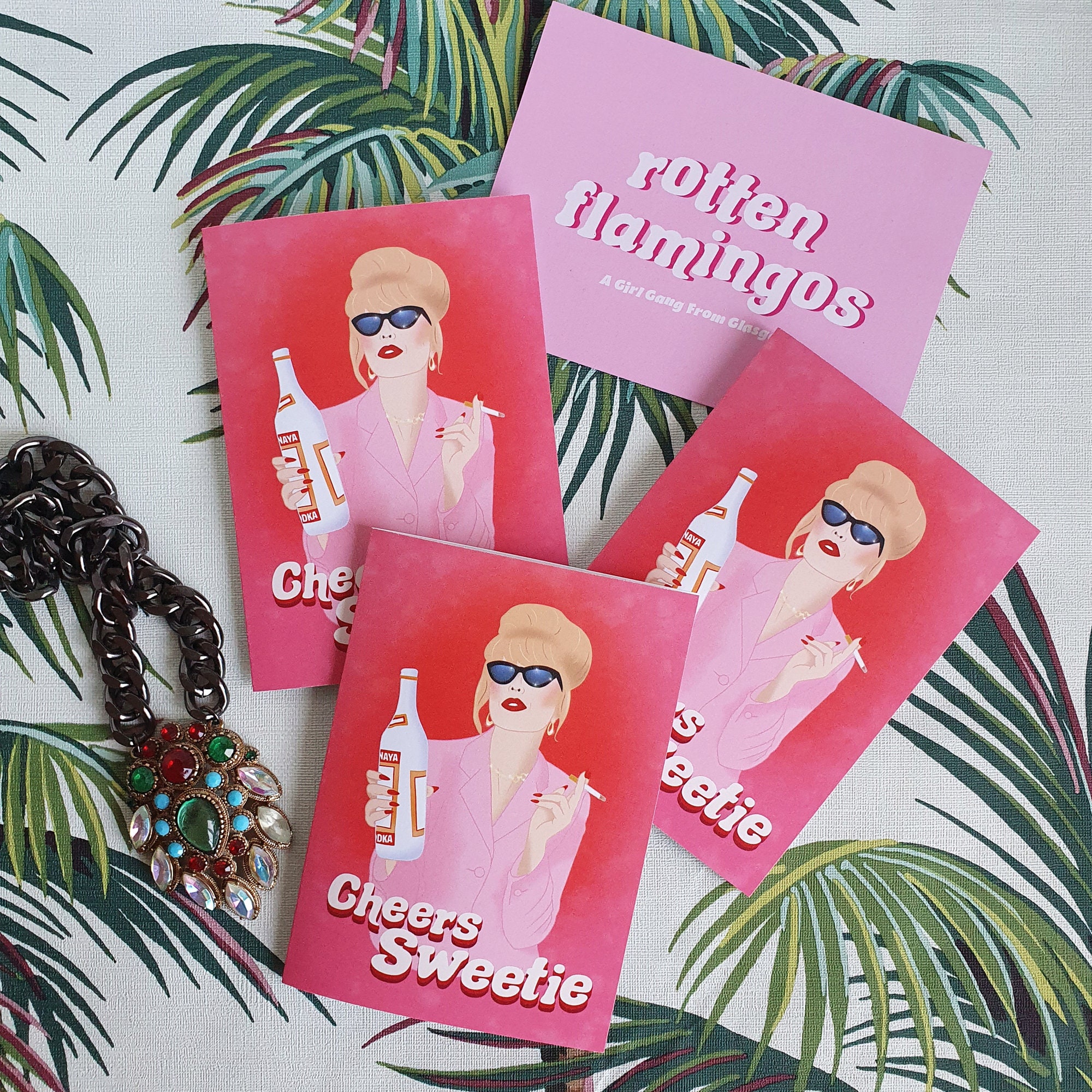 Cheers Sweetie Patsy Stone Ab Fab Absolutely Fabulous | Etsy