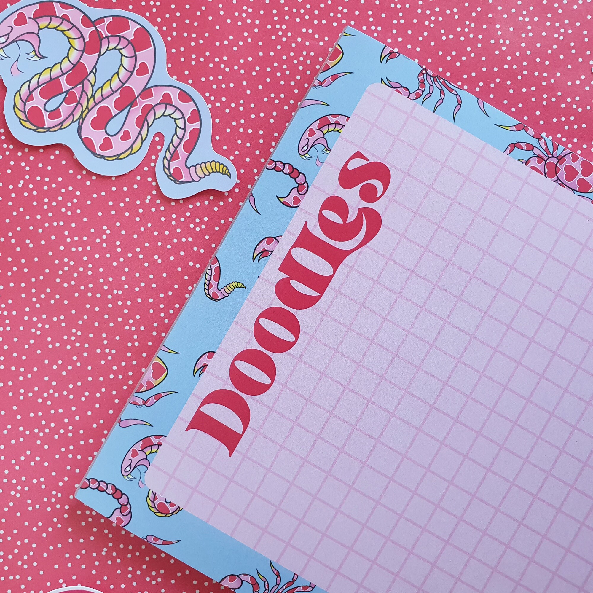 A5 Notepad Memo Pad Notebook Doodle Pad Stationery | Etsy