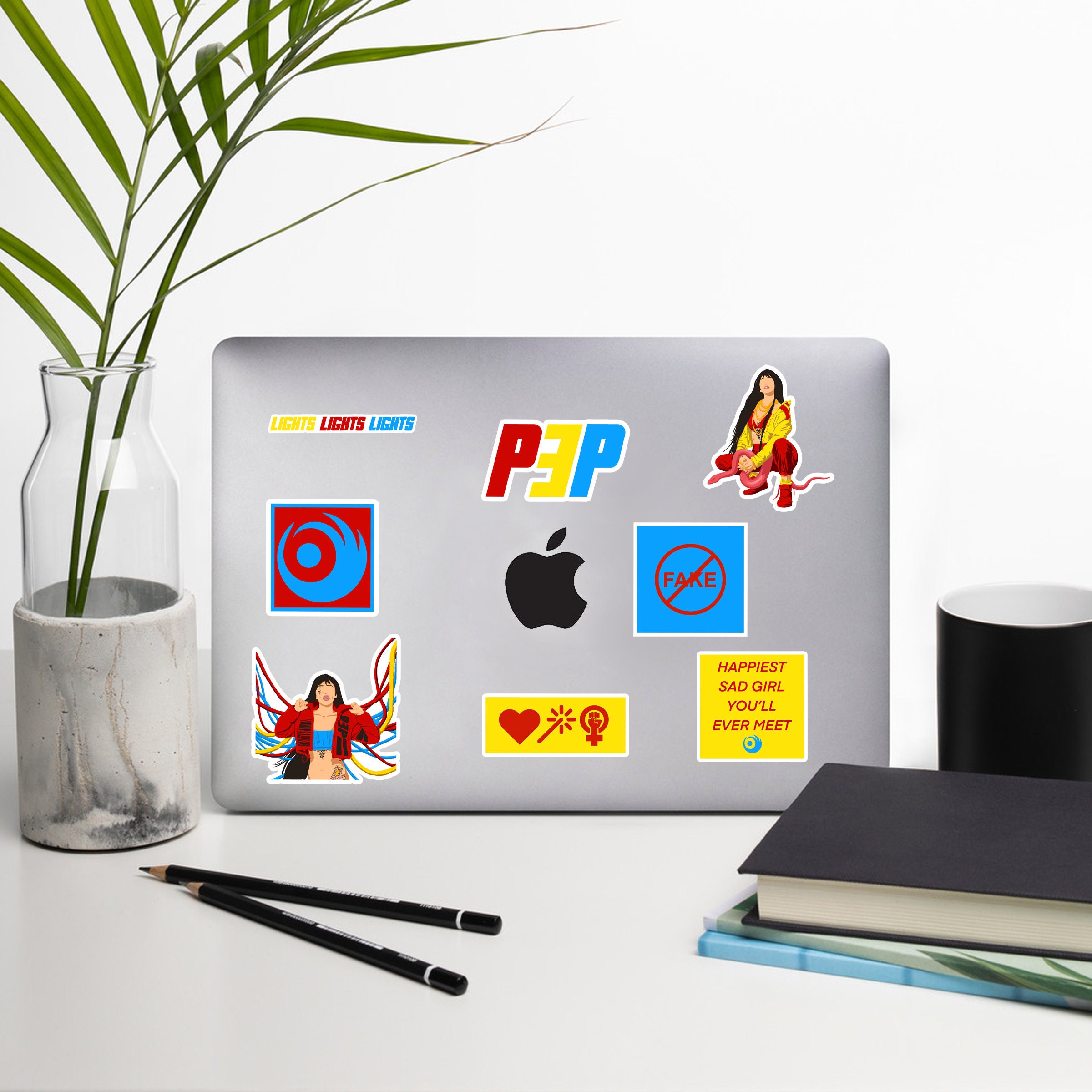 PEP Collection Sticker Bundle LIGHTS Sticker Laptop - Etsy