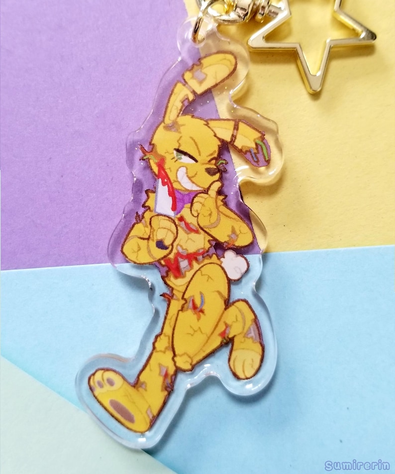 Reversible Springtrap Charm - Etsy