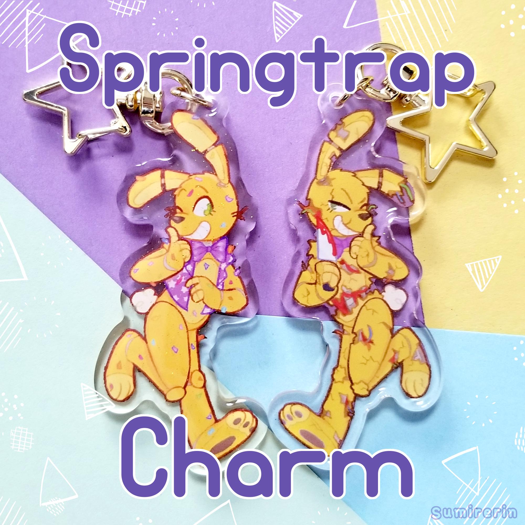 Reversible Springtrap Charm - Etsy