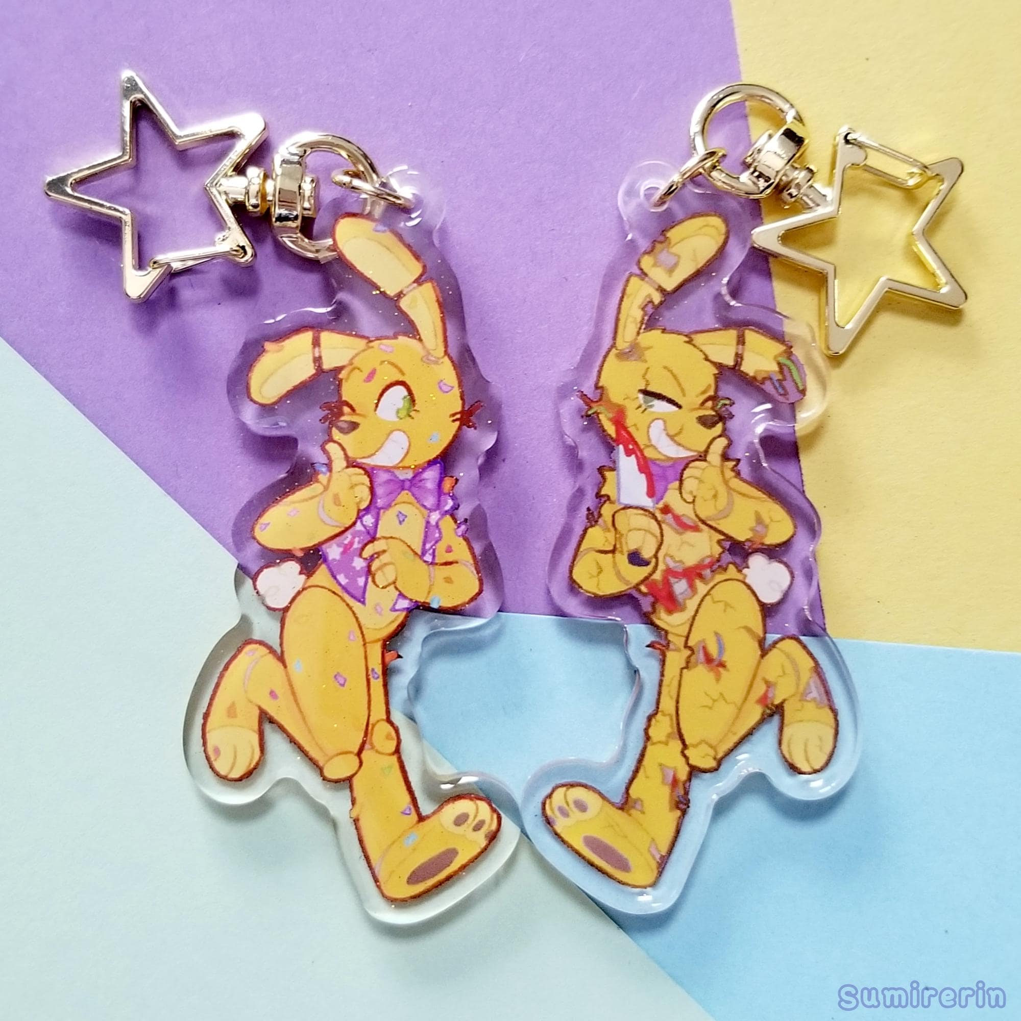 Reversible Springtrap Charm - Etsy