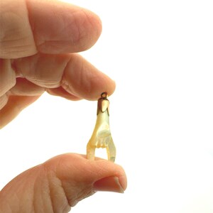 Vintage Gold and Bone Italian Good Luck Charm Pendant - Etsy