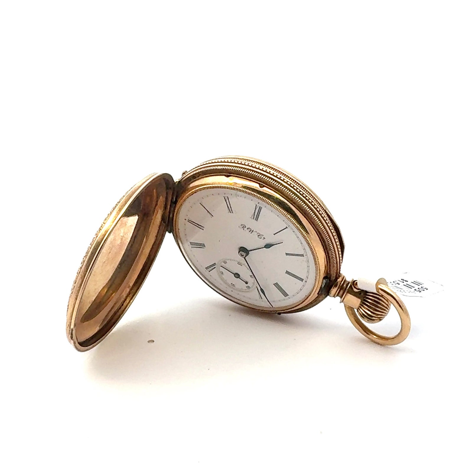 Rockford Watch Co. Pocket Watch With Cushion Shaped Ruby - Etsy