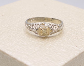 Baby Diamond Ring - Etsy