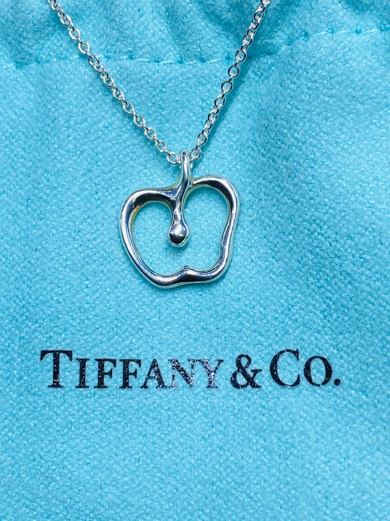 Vintage Pre owned Tiffany Co Elsa Peretti Apple Pendant on 16 Chain Etsy UK