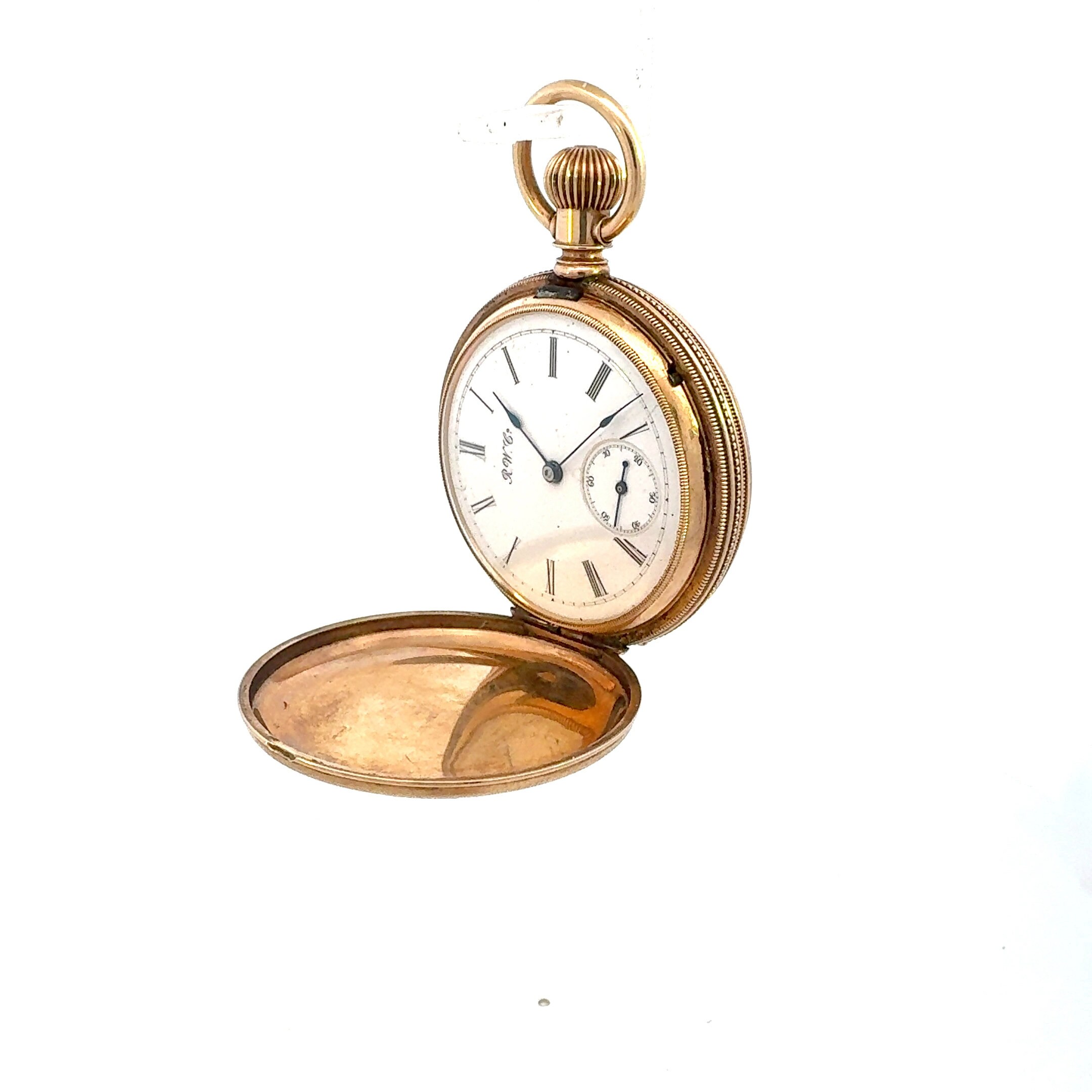 Rockford Watch Co. Pocket Watch With Cushion Shaped Ruby - Etsy