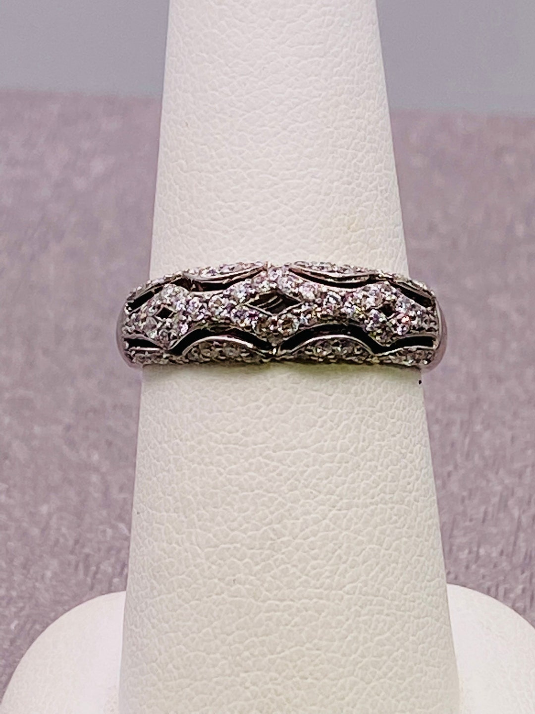 Custom Diamond Palladium Ring - Etsy