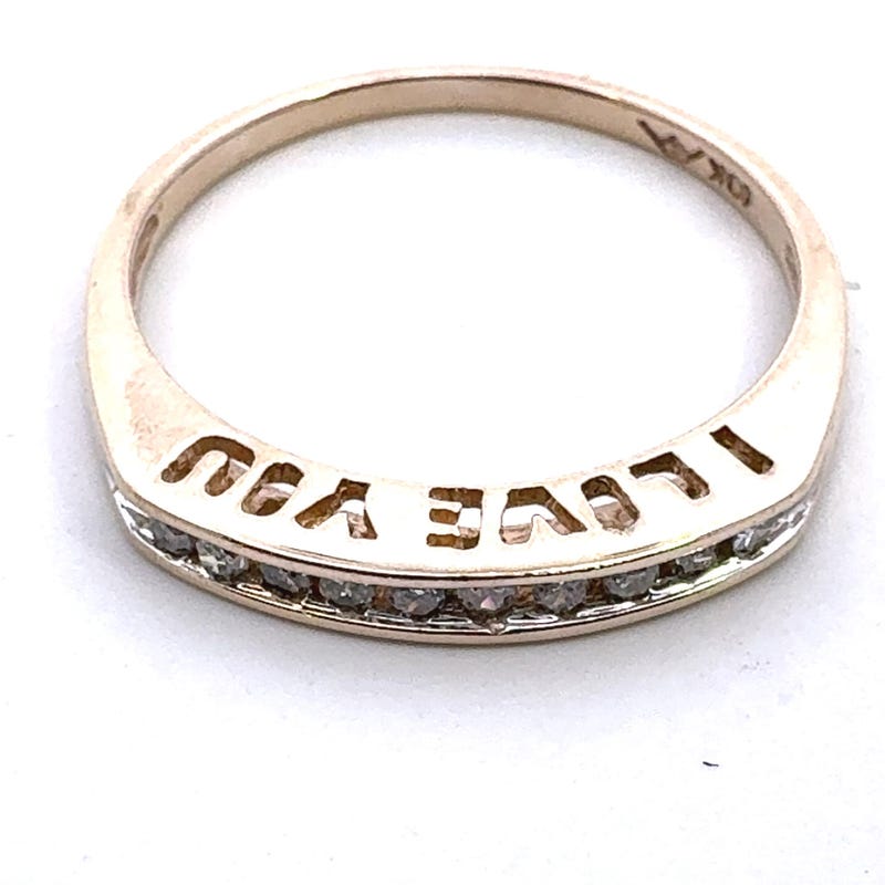 I Love You Ring - Etsy