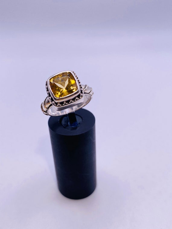 Citrine Sterling Silver Ring - Gem