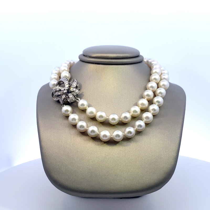 Double Strand Pearls - Etsy