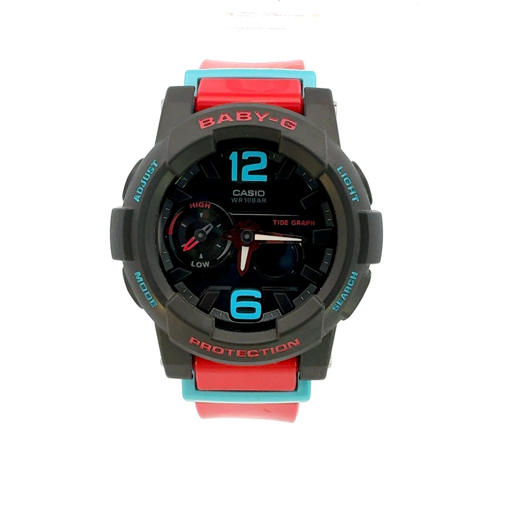 New Red and Black Baby-g Casio Sports Watch, Series BGA180, Analog ...