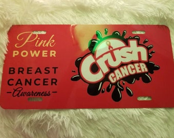 Front License Plate Mental Health Matters Green Awareness License ...