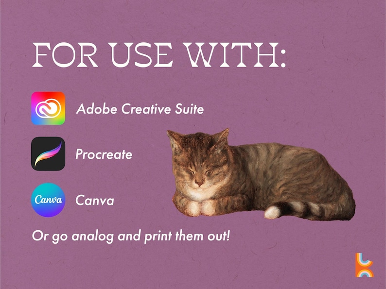Vintage Kitty Cat Collage Pack. 40 Digital and Printable PNG Cutouts ...