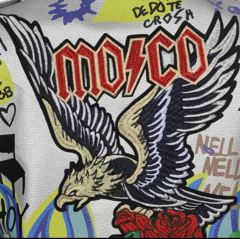 Graffiti Hand Painted Faux Leather Junk Jacket-russian Vibes - Etsy