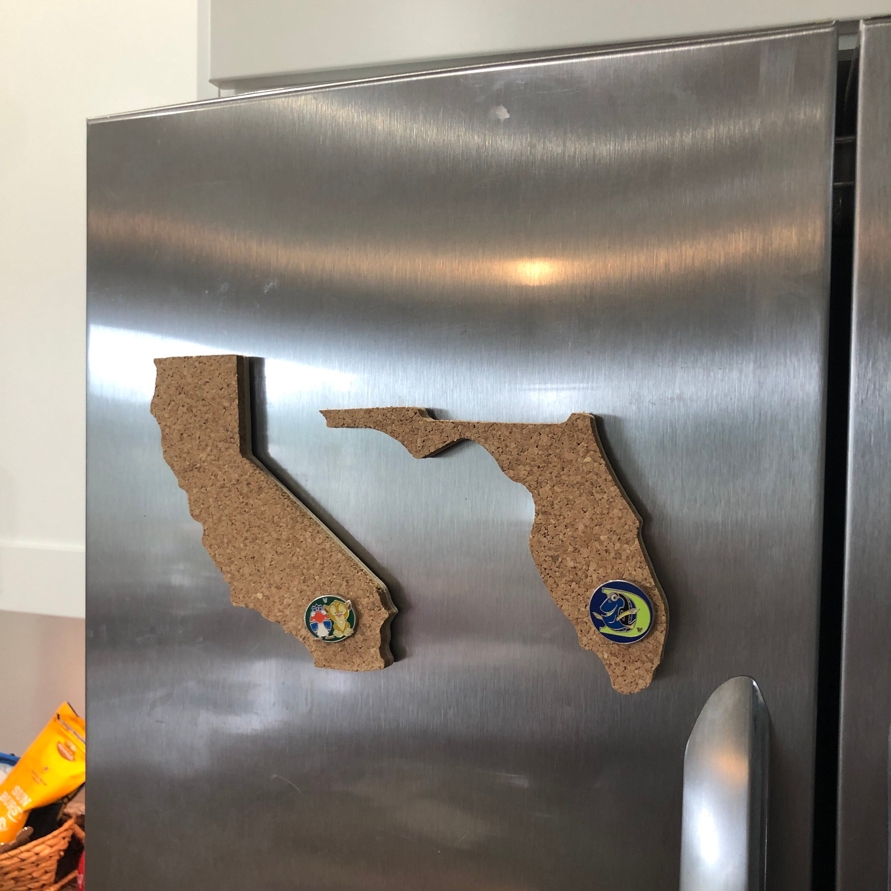 Magnetic Pin Board - States - Etsy