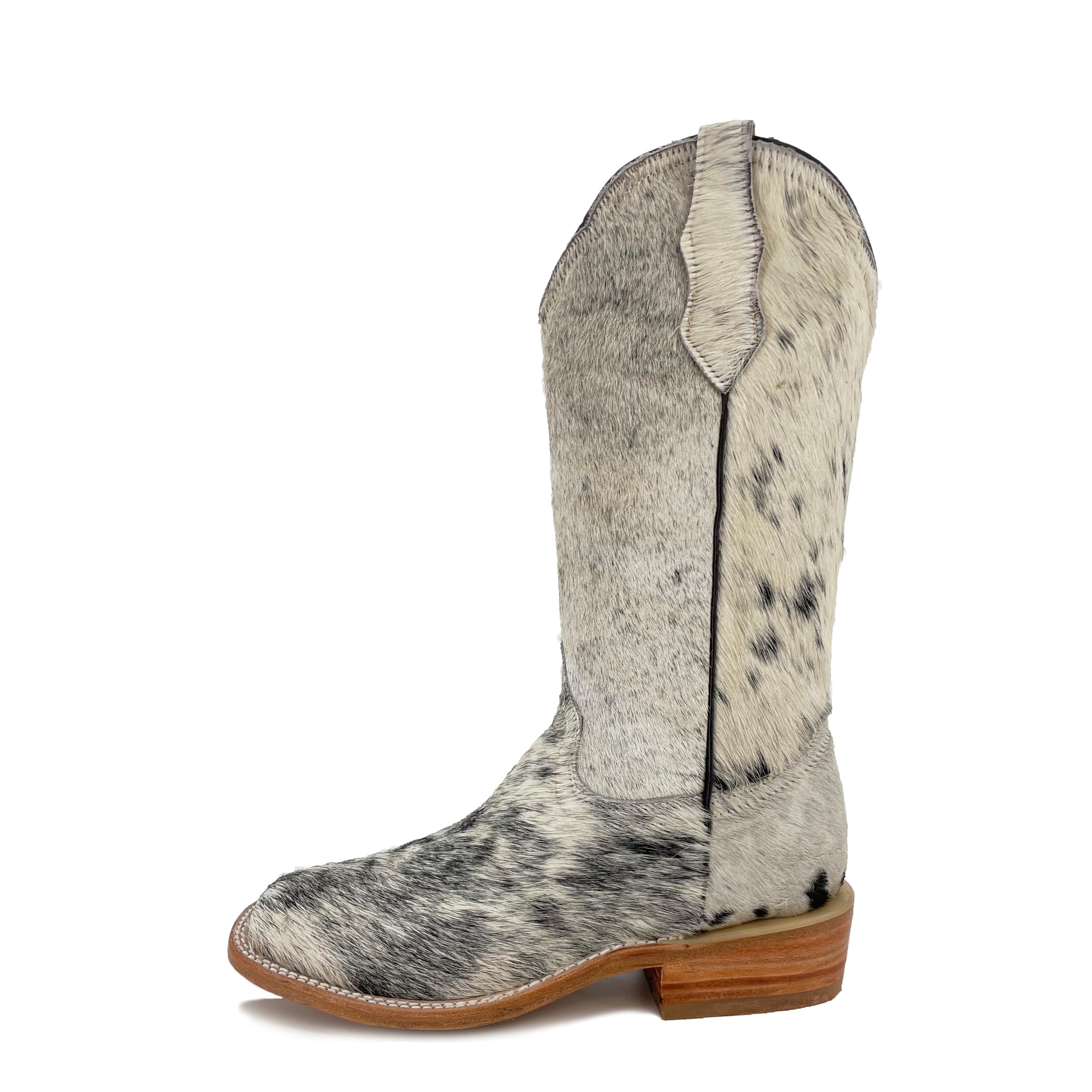 Women's Bulldog Cowhide Boots - Natural - Etsy