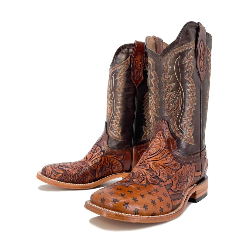 Boots Handtooled - Etsy