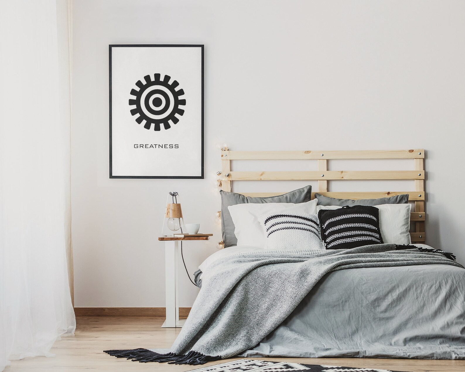 Greatness Print | Adinkra Symbol Print | African Print | Modern Wall ...