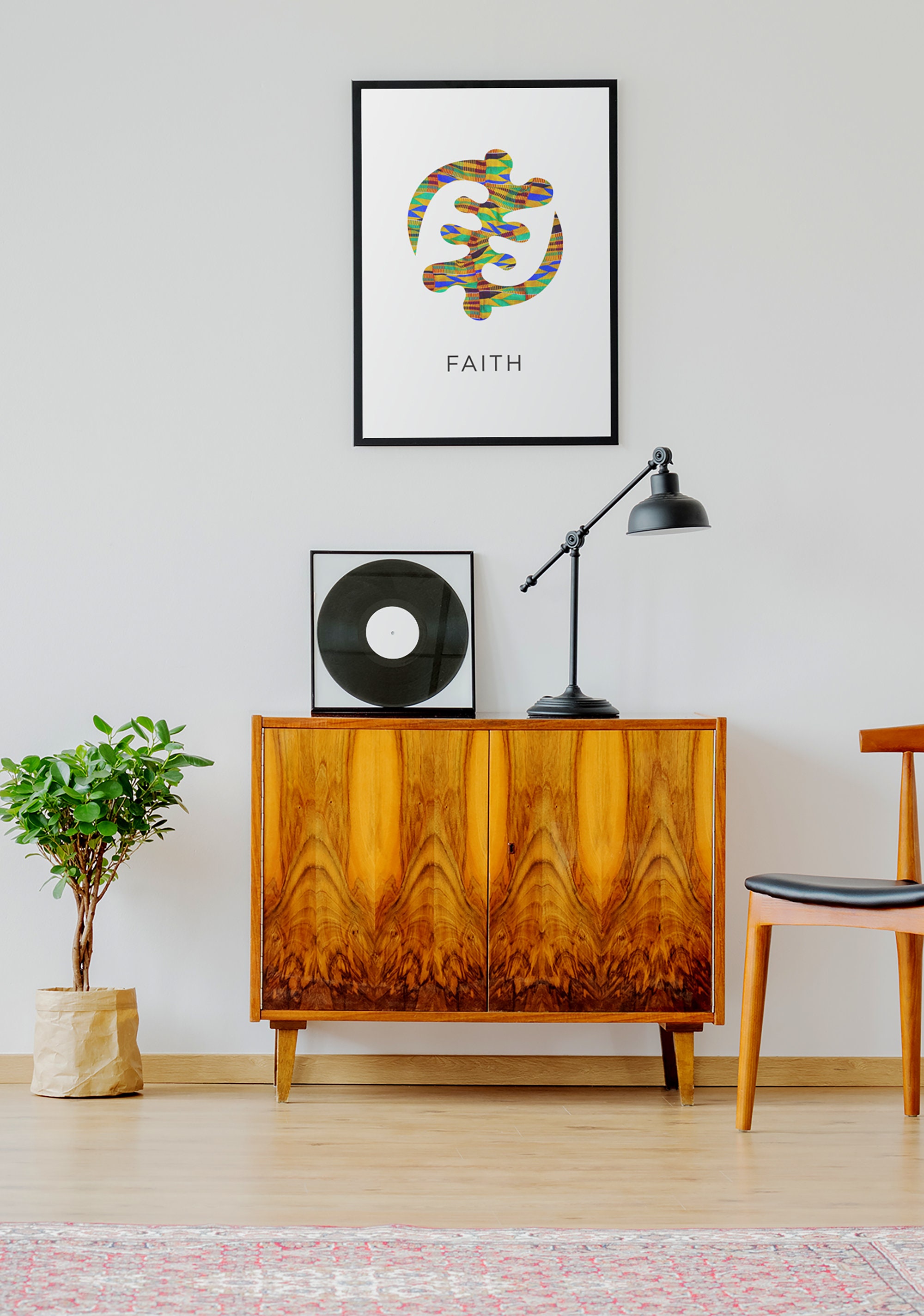 Hope Faith Love Print | Adinkra Symbol Print | African Print | | Kente ...
