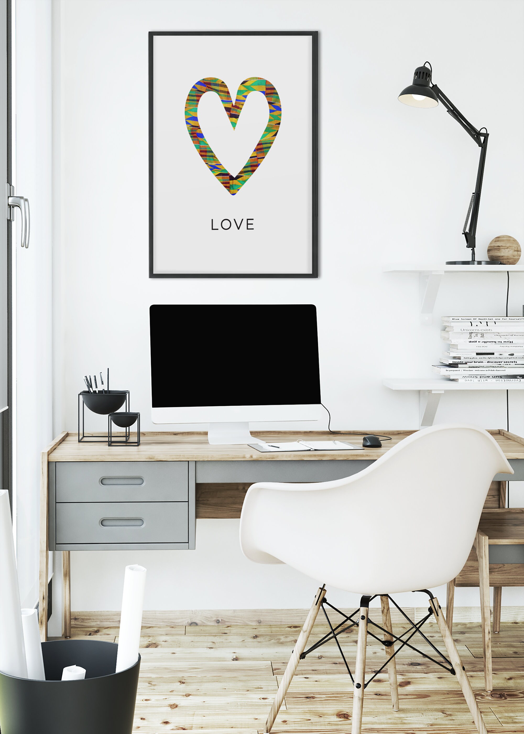 Hope Faith Love Print | Adinkra Symbol Print | African Print | | Kente ...