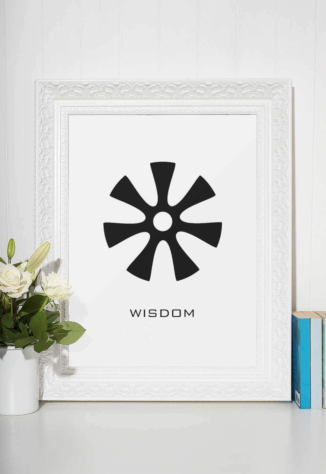 Wisdom Print | Adinkra Symbol Print | African Print | Modern Wall Art ...