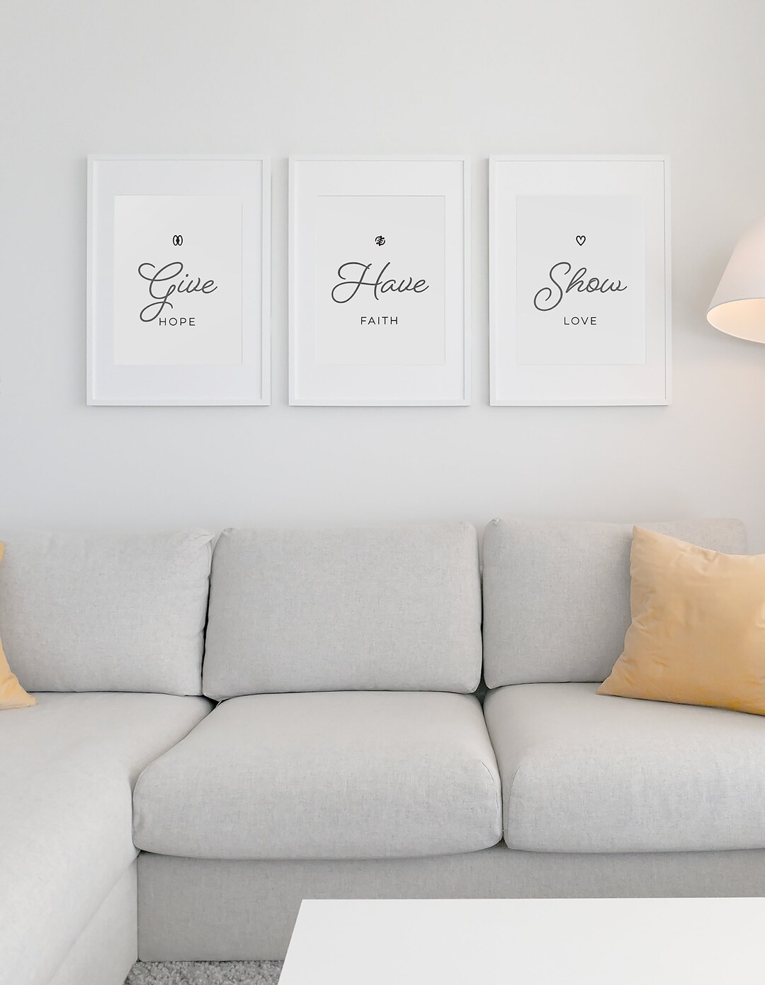 Hope Faith Love Print | Adinkra Symbol Print | African Print | | Modern ...