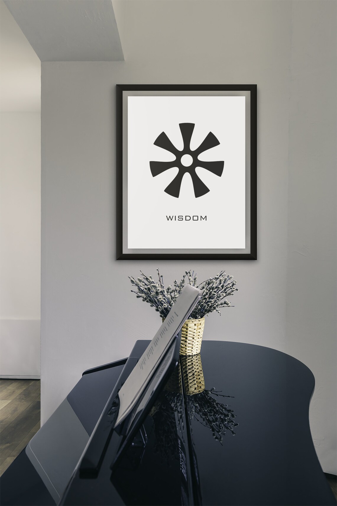 Wisdom Print | Adinkra Symbol Print | African Print | Modern Wall Art ...