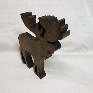 Decorative Wooden Moose - Etsy