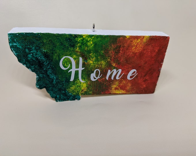 Montana State Ornament, I Love Montana, Montana Christmas Ornaments ...