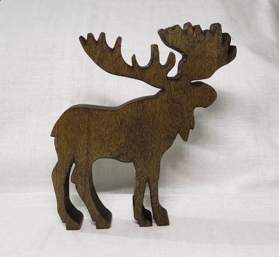 Decorative Wooden Moose | Etsy