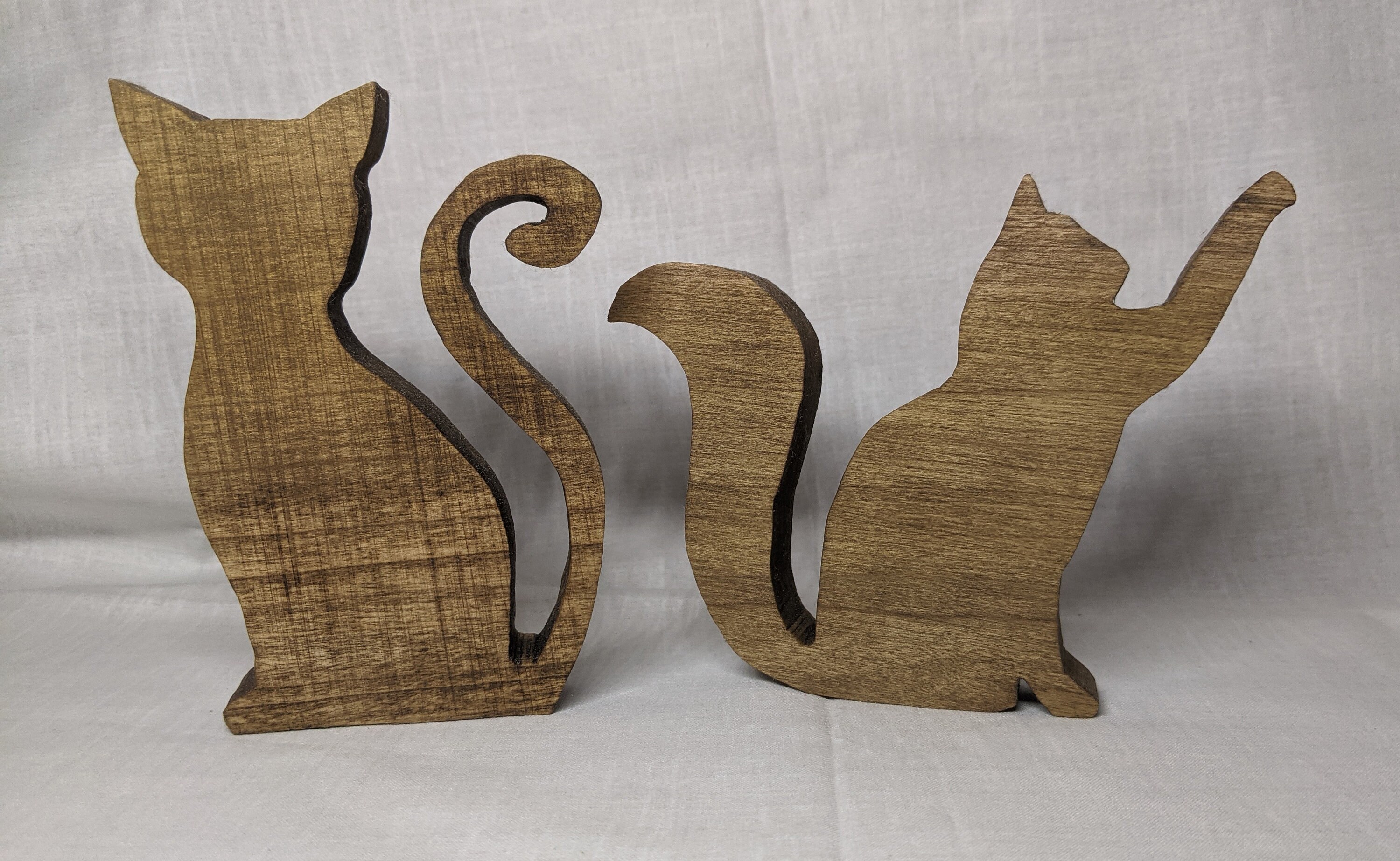 Wooden Cats - Etsy
