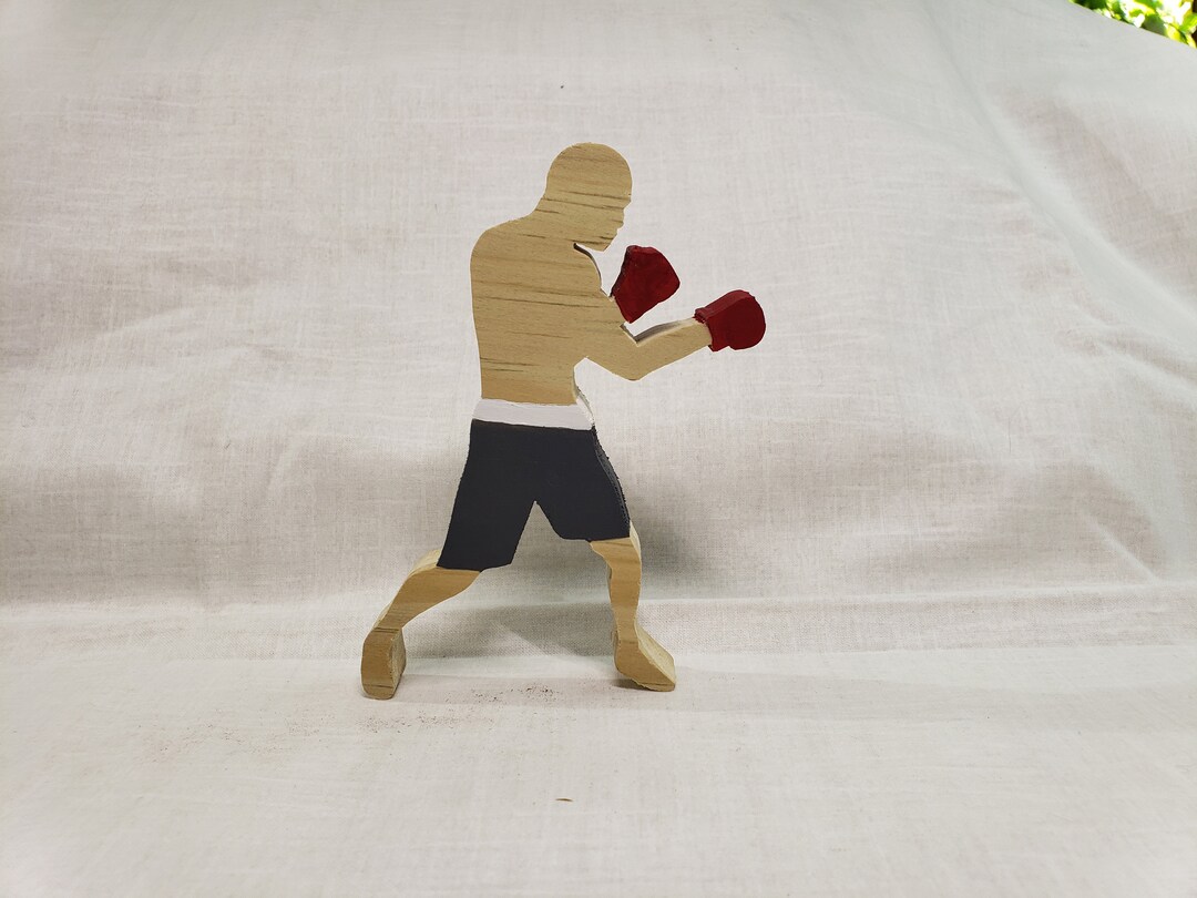 Wooden Boxing Figure - Etsy