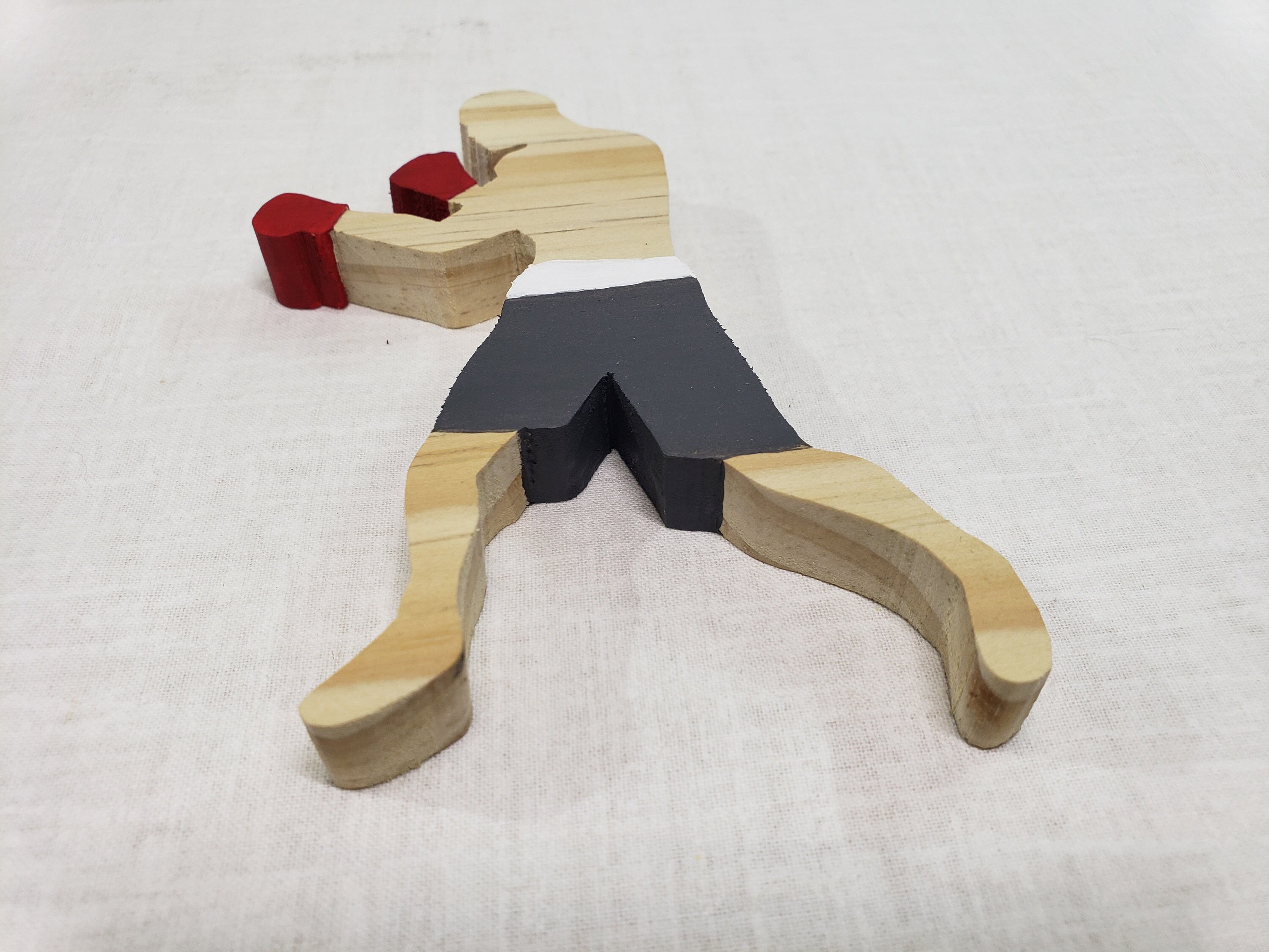 Wooden Boxing Figure - Etsy