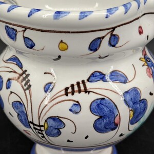 Vintage Handgemalt Italian Pottery Cream Pitcher 4'' Hand Painted in ...