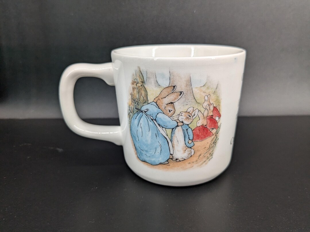 Vintage 1993 Wedgwood Beatrix Potter Peter Rabbit Porcelain Cup, Mug - Etsy