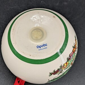 Vintage Spode England Porcelain Christmas Pomander Ball, Ornament ...